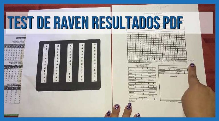 Descarga los resultados del test de Raven en formato PDF
